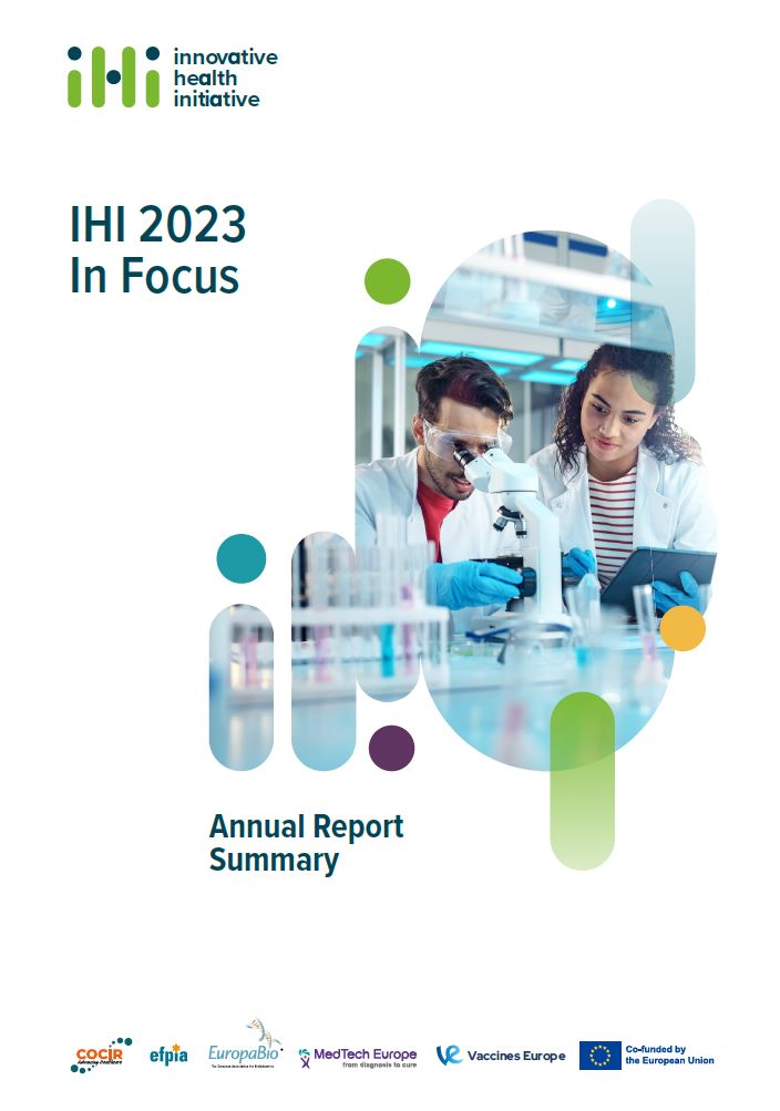 Discover our new brochure: IHI 2023 In Focus | IHI Innovative Health Initiative